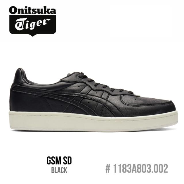 オニツカタイガー スニーカー Onitsuka Tiger GSM SD ジーエスエム エスディー メンズ レディース BLACK ブラック #1183A803.002 シューズ