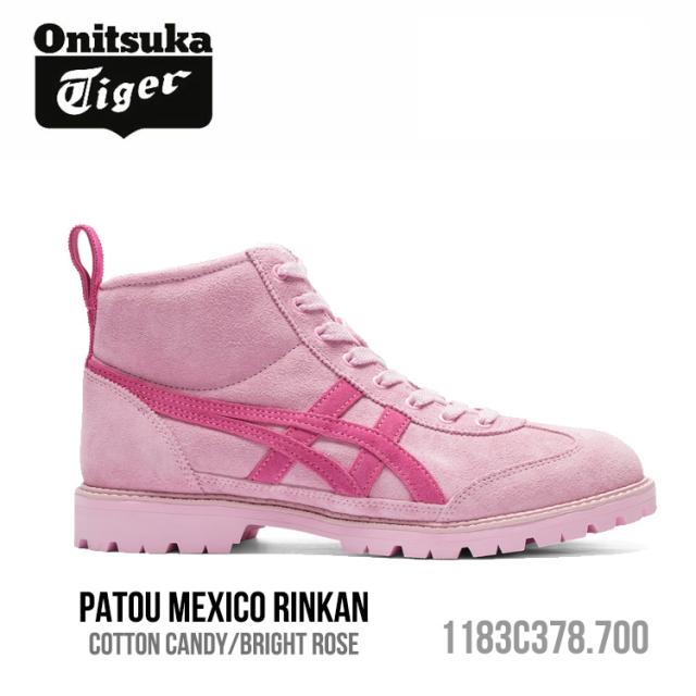 オニツカタイガー ブーツ Onitsuka Tiger PATOU MEXICO RINKAN パトゥ メキシコ リンカン メンズ レディース COTTON CANDY/BRIGHT ROSE ピンク #1183C378.700 シューズ