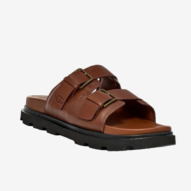 UGG｜Capitola Buckle Slide Leather/ アグ/キャピトラ バックル