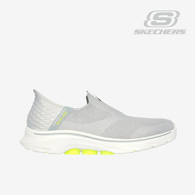 ・SKECHERS｜Slip-Ins Go Walk 7 Easy On 2/ スケッチャーズ/スリップインズ ゴー ウォーク イージー オン/グレーｘイエロー #