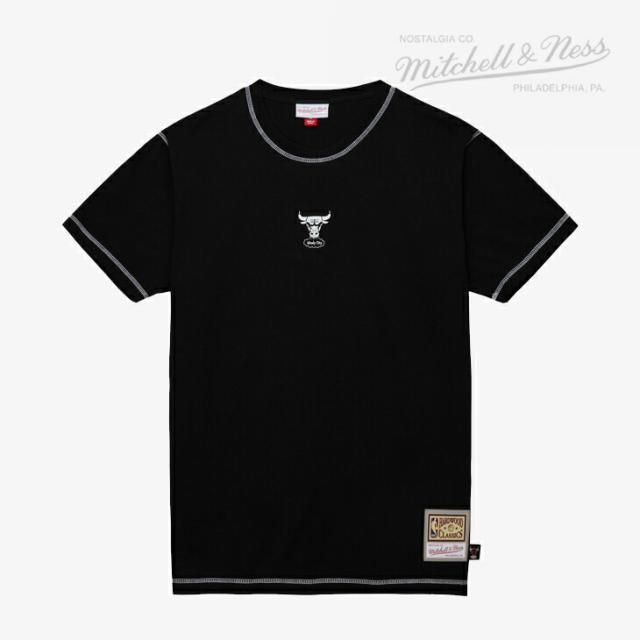 ・MITCHELL&NESS｜NBA Contrast 2K Graphic T-Shirt Bulls/ ミッチェルアンドネス/コントラスト 2000s グラフィック T シャツ ブルズ/ブラック #