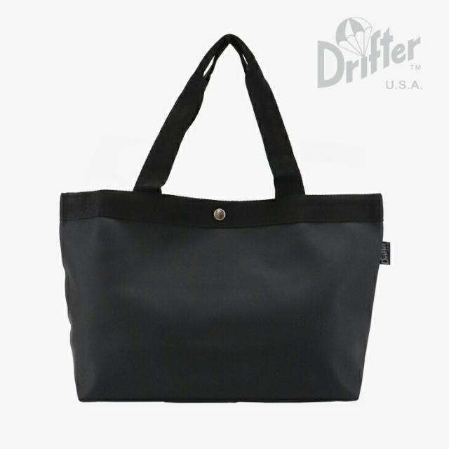 ・DRIFTER USA｜Large Tote Eco Leather/ ドリフター/ラージ トート エコ レザー/ブラック #