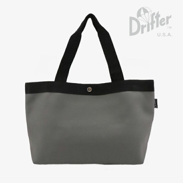 ・DRIFTER USA｜Large Tote Eco Leather/ ドリフター/ラージ トート エコ レザー/グレー #