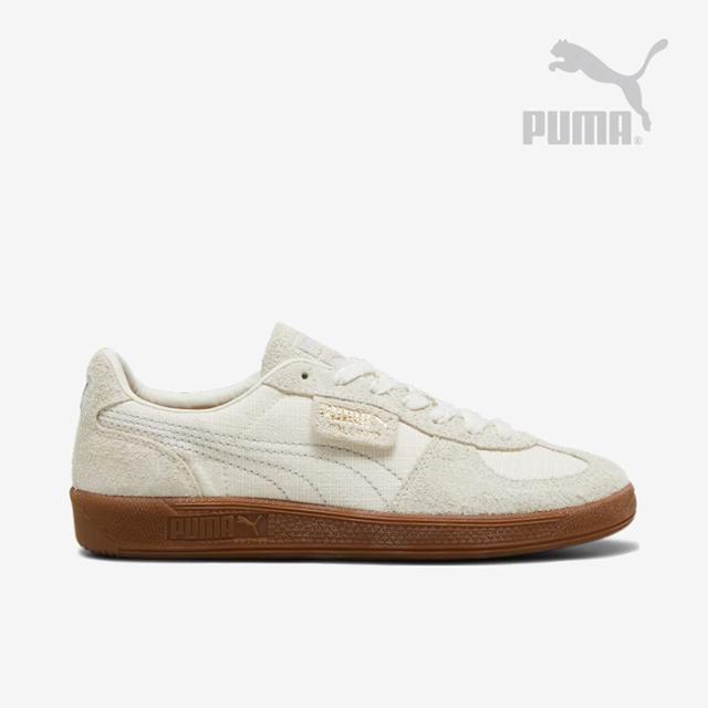 ＊PUMA｜Palermo Texture/ プーマ/パレルモ テクスチャー キャンバス/フロステッドアイボリーｘゴールド #