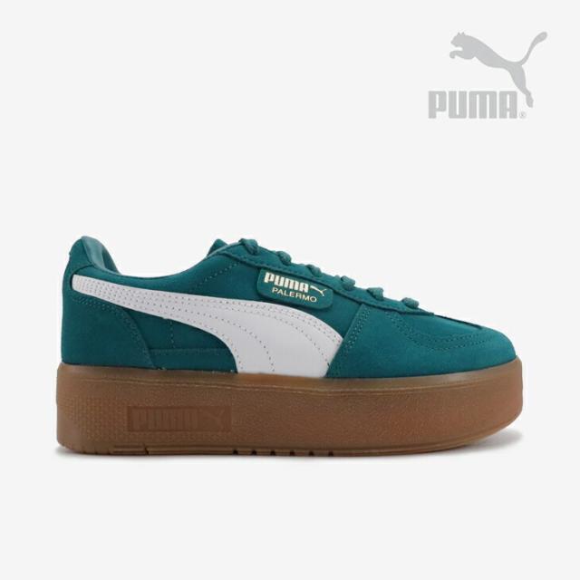 ・PUMA｜W Palermo Elevata/ プーマ/パレルモ エレベータ プラットフォーム/コールドグリーンｘガム #