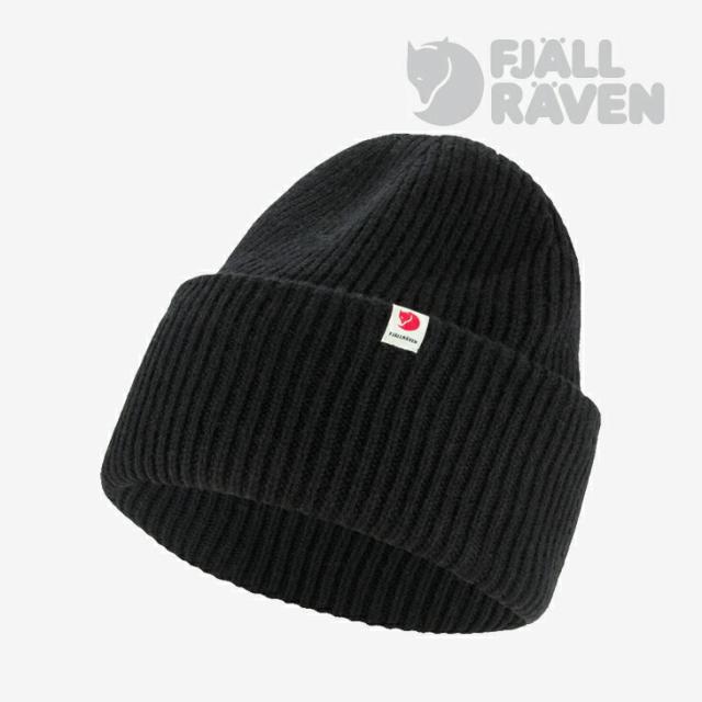 ・FJALLRAVEN｜Heavy Beanie/ フェールラーベン/ヘビー ビーニー/ブラック #
