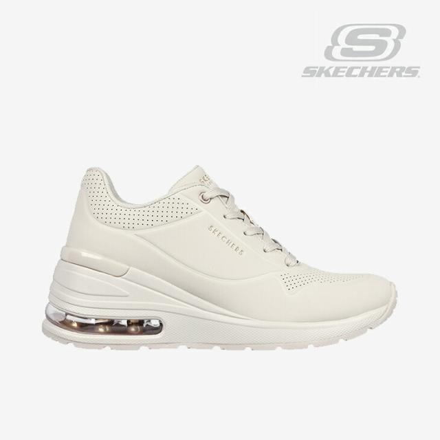 ・SKECHERS｜W Million Air Elevated Air/ スケッチャーズ/ミリオン エア エレベーテッド エア ウェッジ/オフホワイト #