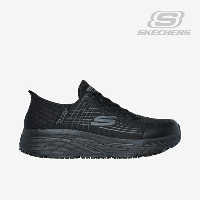 ・SKECHERS｜Slip-Ins Max Cushioning Elite SR Remmal/ スケッチャーズ/スリップインズ マックス クッショニング エリート スリップレジスタント レマル/ブラック #