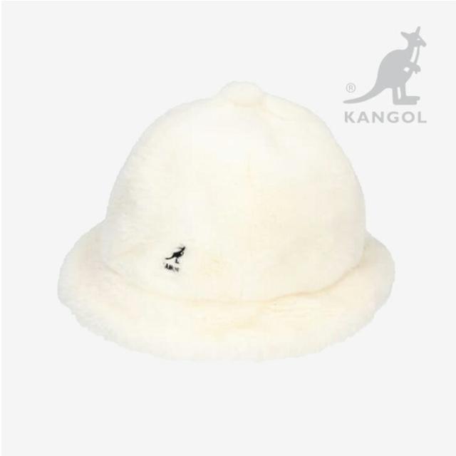 ・KANGOL｜Faux Fur Casual Hat/ カンゴール/フェイク ファー カジュアル ハット/クリーム #