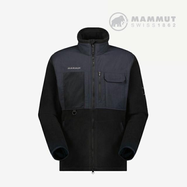 ・MAMMUT｜Moonstone Hybrid Mid layer Jacket Polartec Fleece/ マムート/ムーンストーン ハイブリット ミッド レイヤー ジャケット ポーラテック フリース/ブラック #