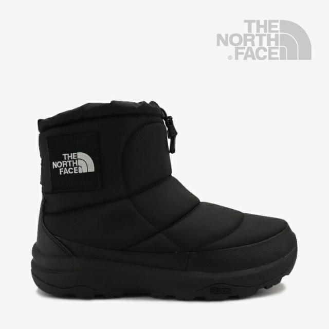 ・THE NORTH FACE｜Nuptse Bootie WP Logo Short/ ノース フェイス/ヌプシ ブーティ ウォータープルーフ ロゴ ショート/TNF ブラックｘTNF ホワイト #