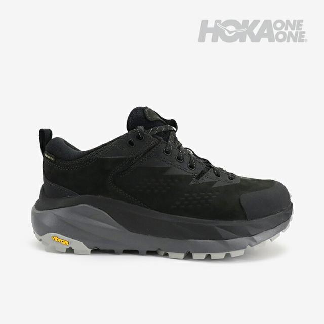 ・HOKA ONE ONE｜Kaha Low GTX Transport Vibram/ ホカ オネ オネ/カハ ロー ゴアテックス トランスポート ビブラム/ブラックｘサテライト グレー #