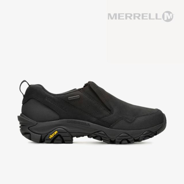 ・MERRELL｜W Coldpack 3 Thermo Moc WP Leather Vibram AG AT/ メレル/コールドパック サーモ モック ウォータープルーフ ビブラム アークティック グリップ オール テレイン/ブラック #