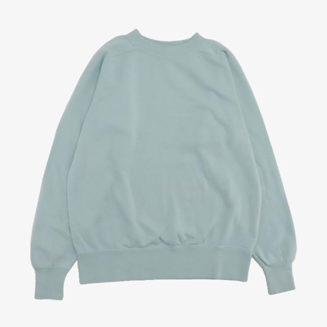 ・A.G.SPALDING&BROS｜Azuma Fleece Freedom Sleeve Crew/ スポルディング＆ブロス/アズマ フリース フリーダム スリーブ クルー/ブルー #