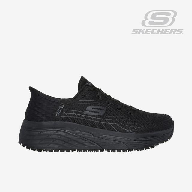 ・SKECHERS｜W Slip-Ins Work Max Cushioning Elite/ スケッチャーズ/スリップインズ RF ワーク マックスクッショニング エリート/ブラック #