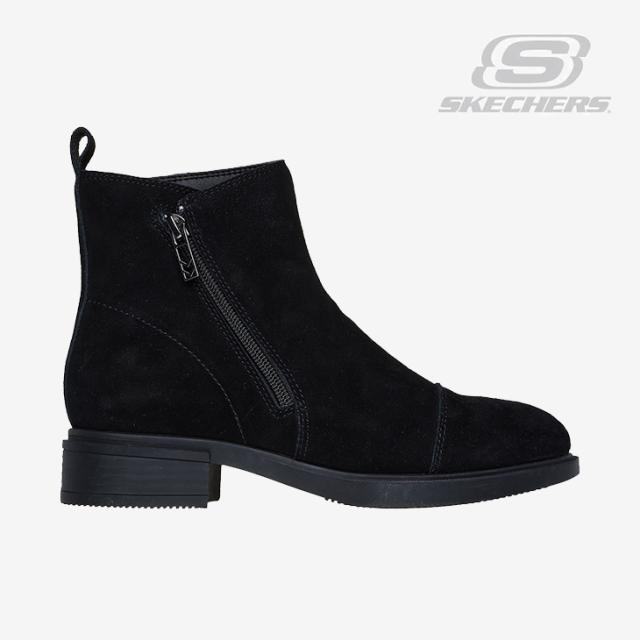 ・SKECHERS｜W Tenley New Chance Side Zip Boot/ スケッチャーズ/テンリー ニュー チャンス サイド ジップ/ブラックｘブラック #
