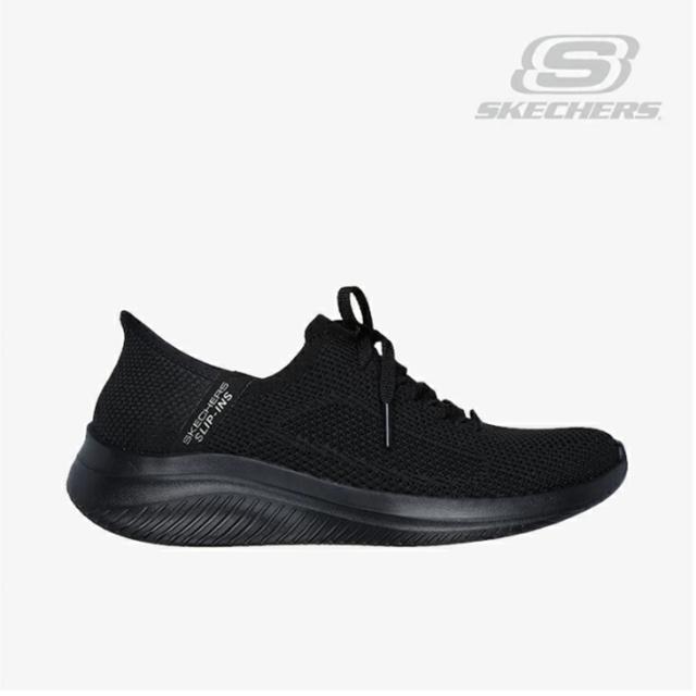 ・SKECHERS｜W Slip-Ins Ultra Flex 3.0 Elevated Motion/ スケッチャーズ/スリップインズ ウルトラ フレックス エレベーテッド モーション/ブラックｘブラック #