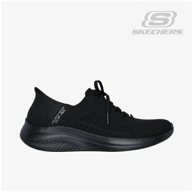 ・SKECHERS｜W Slip-Ins Arch Fit 2.0 Easy Chic/ スケッチャーズ/スリップインズ アーチ フィット イージー シック/ブラックｘブラック #