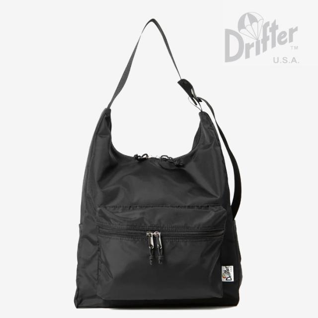 ・DRIFTER USA｜Cincinnati Shoulder Nylon/ ドリフター/シンシナティ ショルダー ナイロン/ブラックｘ #