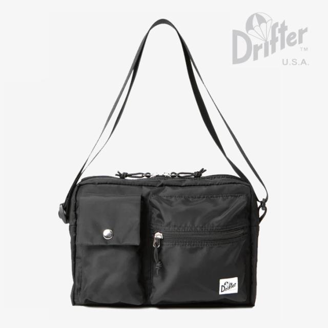 ・DRIFTER USA｜Wayne Shoulder Nylon/ ドリフター/ウェイン ショルダー ナイロン/ブラックｘ #