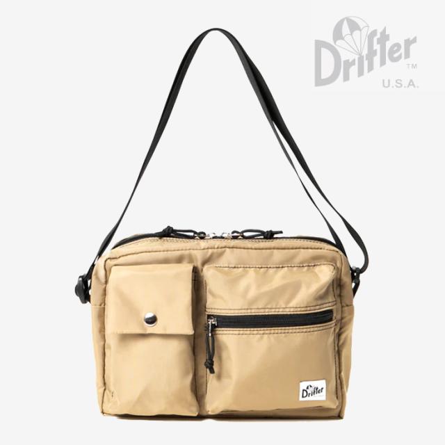 ・DRIFTER USA｜Wayne Shoulder Nylon/ ドリフター/ウェイン ショルダー ナイロン/タンｘ #