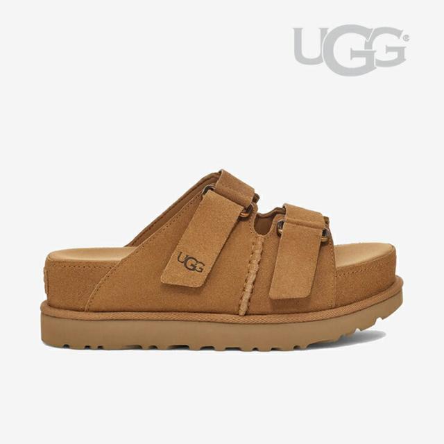 ・UGG｜W Goldenstar Hi Slide Suede/ アグ/ゴールデンスター ハイ スライド スエード/チェスナット #