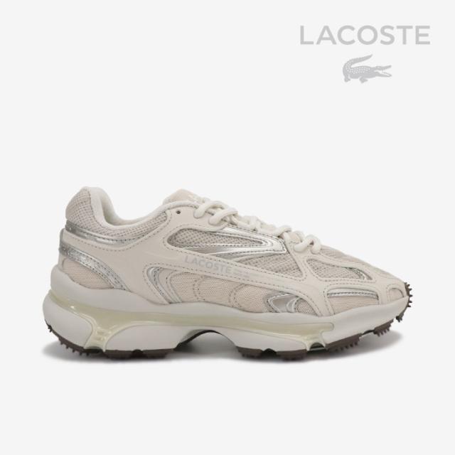 ・LACOSTE｜W L003 2K24 125 2 SFA/ ラコステ/ライフスタイル レトロテック ランニング/オフホワイトｘオフホワイト #