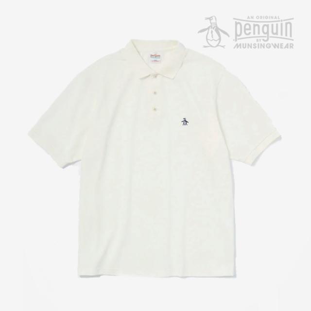 ・ORIGINAL PENGUIN By Munsingwear｜60s Set-In Gusset Polo Shirt/ ペンギン バイ マンシングウェア/シックスティーズ セットイン ガセット ポロ シャツ ショートスリーブ/ホワイト #