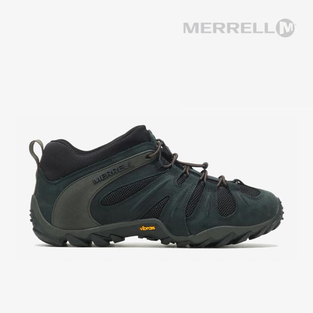 ・MERRELL｜Chameleon 8 Stretch Leather Vibram/ メレル/カメレオン ストレッチ レザー ビブラム/ブラック #