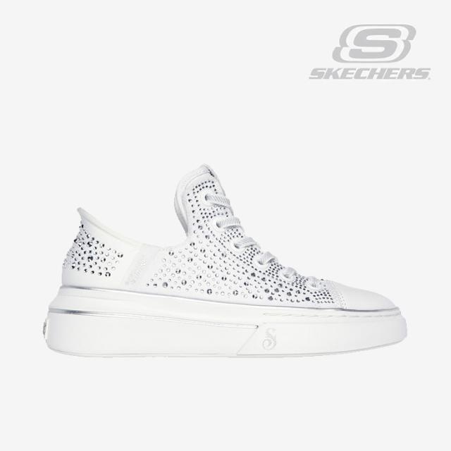 ・SKECHERS｜W Slip-Ins Snoop One Rhine-Stoned/ スケッチャーズ/スリップインズ スヌープ ワン ラインストーン/ホワイト #