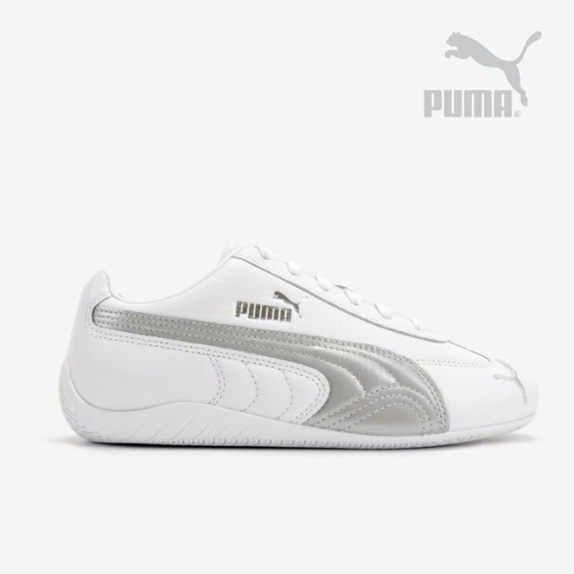 ・PUMA｜Speedcat LTH Leather/ プーマ/スピードキャット レザー/プーマホワイトｘシルバー #