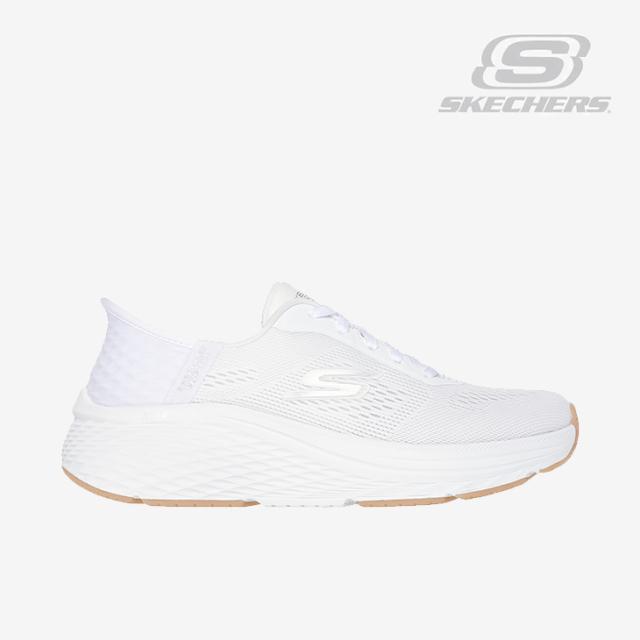 ・SKECHERS｜W Slip-Ins Max Cushioning Elite 2.0 Vanish/ スケッチャーズ/スリップインズ マックス クッショニング エリート バニッシュ/ホワイトｘシルバー #