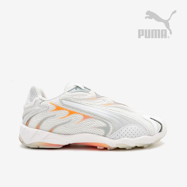 ・PUMA｜Inhale Retro Tech Cell/ プーマ/インヘイル レトロ テック セル/ホワイトｘヒートファイア #