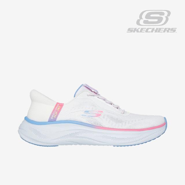 ・SKECHERS｜W Slip-Ins Skech Cloud Perfectly Plush/ スケッチャーズ/スリップインズ スケッチ クラウド パーフェクトリー プラッシュ/ホワイトｘマルチ #