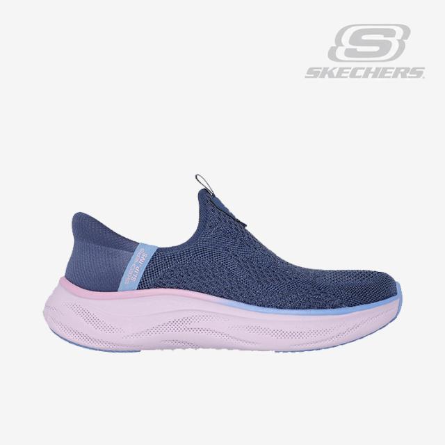 ・SKECHERS｜W Slip-Ins Skech Cloud Dreamy Hues/ スケッチャーズ/スリップインズ スケッチ クラウド ドリーミー ヒューズ/ネイビーｘパープル #