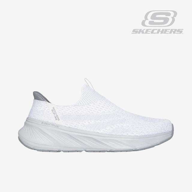・SKECHERS｜Slip-Ins Edgeride Commissioner Relaxed Fit/ スケッチャーズ/スリップインズ エッジライド コミッショナー リラックスド フィット/ホワイトｘグレー #