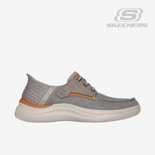 ・SKECHERS｜Slip-Ins Hasting Niko Extra Wide Fit/ スケッチャーズ/スリップインズ ヘイスティング ニコ エクストラ ワイド フィット/トープ #