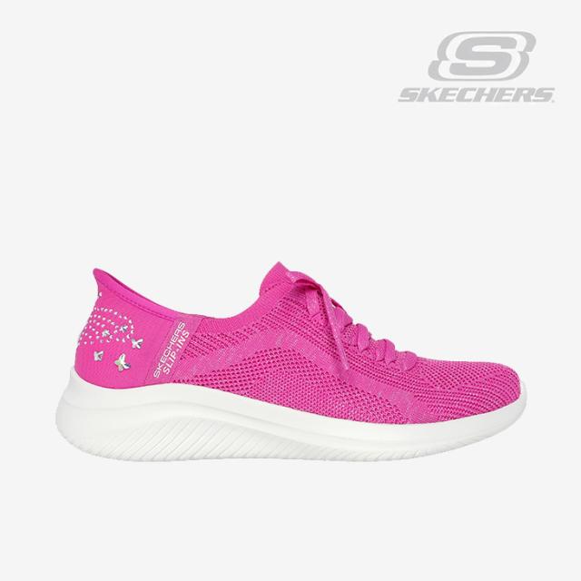 ・SKECHERS｜W Slip-Ins Ultra Flex 3.0 Butterfly Dream/ スケッチャーズ/スリップインズ ウルトラ フレックス 3.0 バタフライ ドリーム/フーシャ #