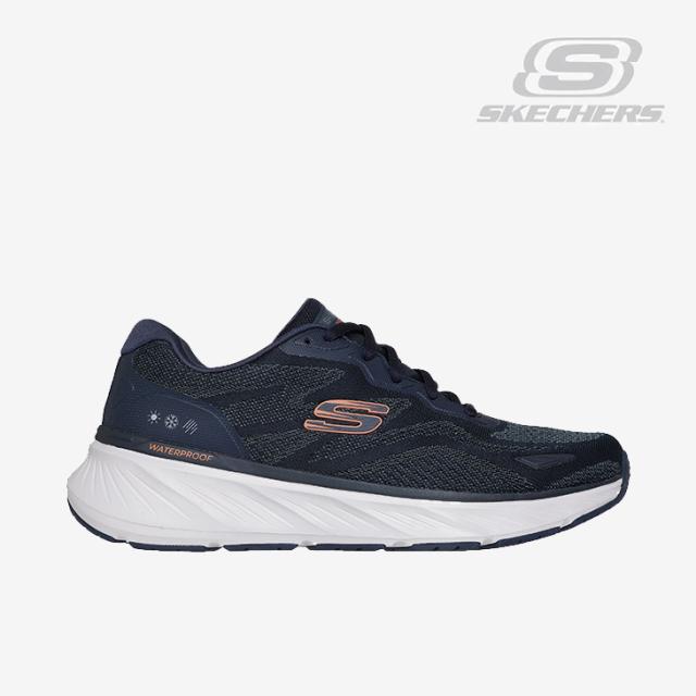 ・SKECHERS｜Edgeride Konzo Relaxed Fit/ スケッチャーズ/エッジライド コンゾ リラックスド フィット/ネイビーｘオレンジ #