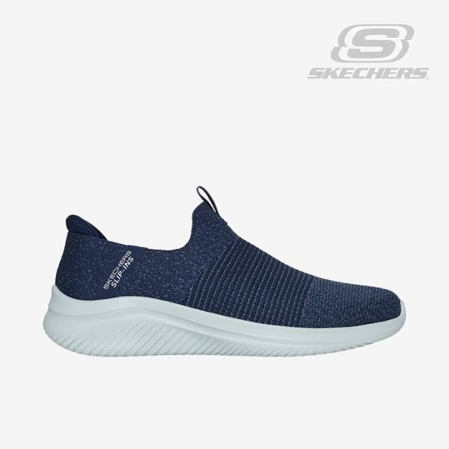 ・SKECHERS｜Slip-Ins Ultra Flex 3.0 Nezzo Wide Fit/ スケッチャーズ/スリップインズ ウルトラ フレックス 3.0 ネッツォ ワイド フィット/ネイビーｘブルー #