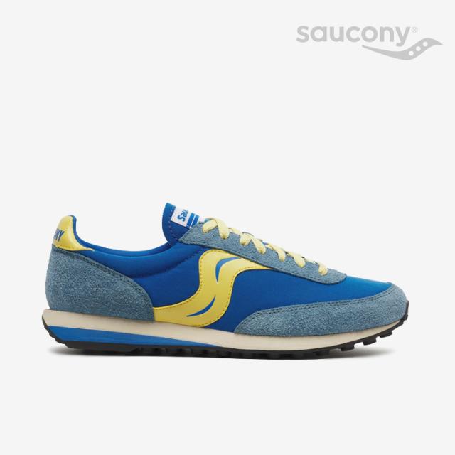 ・SAUCONY｜Trainer 80 Original Nylon Suede/ サッカニー/トレーナー エイティー オリジナル ナイロン スエード/ブルーｘマスタード #