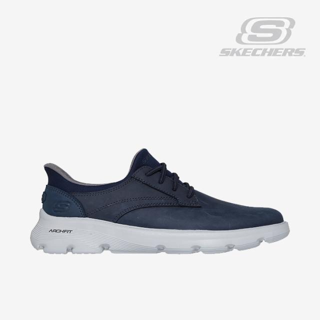 ・SKECHERS｜Slip-Ins Arch Fit Garza Langston Relaxed Fit/ スケッチャーズ/スリップインズ アーチ フィット ガルザ ラングストン リラックスド フィット/ネイビー #