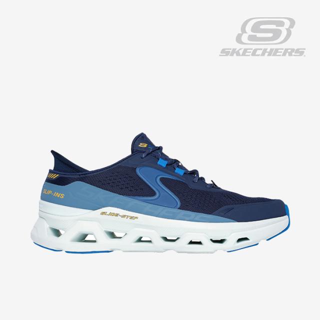 ・SKECHERS｜Slip-Ins Glide Step Altus/ スケッチャーズ/スリップインズ グライド ステップ アルタス/ネイビーｘブルー #
