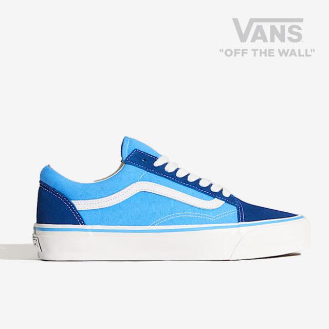 ・VANS Premium｜Old Skool Lx Canvas Suede/ ヴァンズ/オールド スクール ラックス キャンバス スエード/ナインティーズブルーｘブルー #