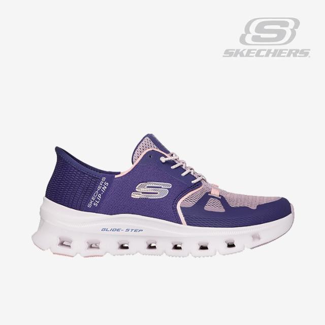 ・SKECHERS｜W Slip-Ins Glide-Step Pro/ スケッチャーズ/スリップインズ グライドステップ プロ/パープルｘコーラル #