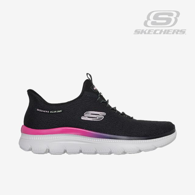 ・SKECHERS｜W Slip-Ins Summits Plus Shimmering Strid/ スケッチャーズ/スリップインズ サミット プラス シマーリング ストリッド/ブラックｘマルチ #