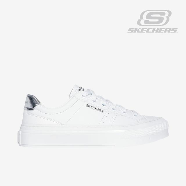 ・SKECHERS｜W Selene Sophisticated Style/ スケッチャーズ/セレーネ ソフィスティケーテッド スタイル/ホワイトｘシルバー #