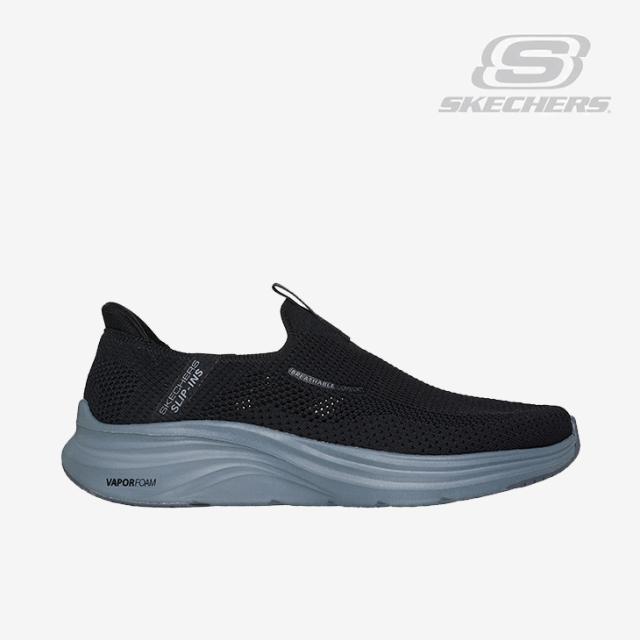 ・SKECHERS｜Slip-Ins Vapor Foam Volann/ スケッチャーズ/スリップインズ ベーパーフォーム ボラン/ブラックｘグレー #