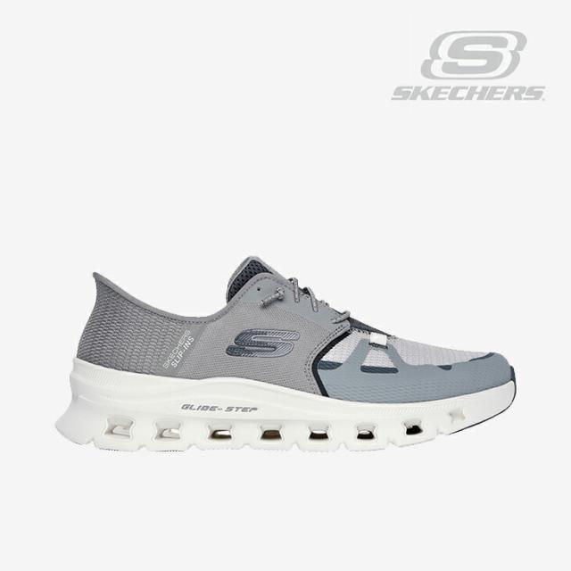 ・SKECHERS｜Slip Ins Glide Step Pro Wide Fit / スケッチャーズ/スリップインズ グライドステップ プロ ワイドフィット/グレーｘチャコール #