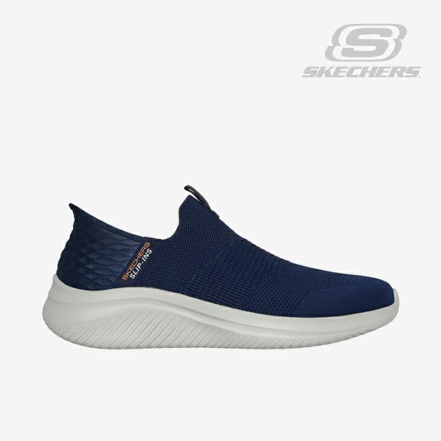 ・SKECHERS｜Slip-Ins Ultra Flex 3.0 Smooth Step Wide Fit/ スケッチャーズ/ワイド スリップインズ ウルトラ フレックス スムース ステップ ワイドフィット/ネイビー #
